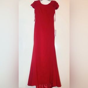 JS Collections | Dresses | Js Collection Rosette Cowl Back Evening Gown ...